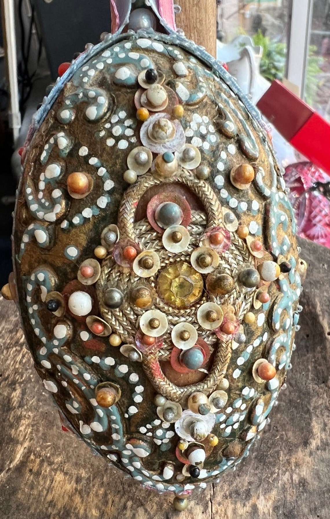 Rare Antique Handmade Arts & Crafts Era Christmas Ornament - Etsy