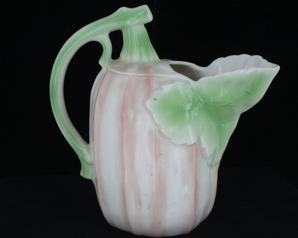 Rare Antique Czechoslovakia Hand Painted Ceramic Squash | Etsy