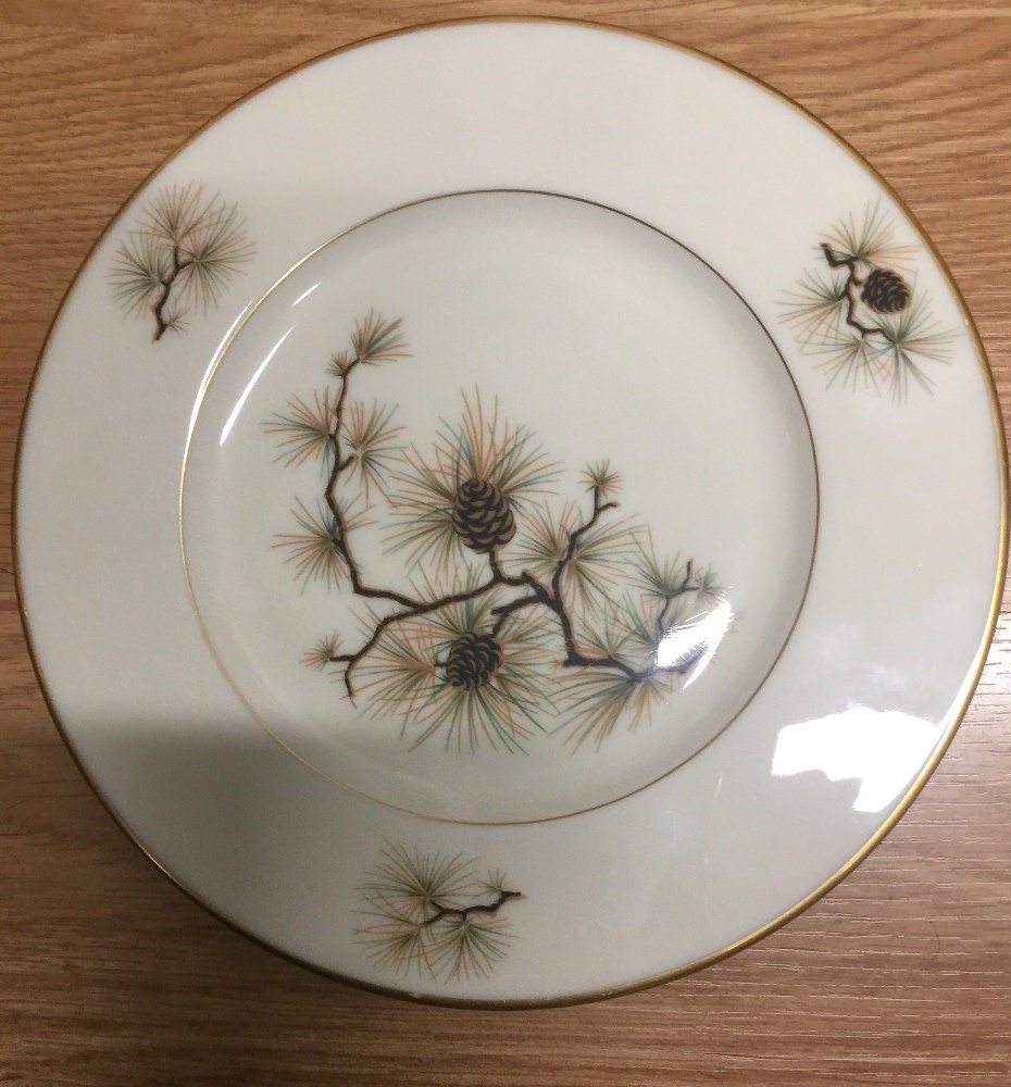 Vintage Hard To Find Discontinued LENOX Pine Pattern W331 | Etsy