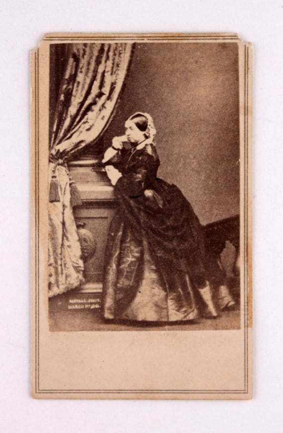 Rare Antique Queen Victoria CDV Carte De Visit 1861 by John | Etsy