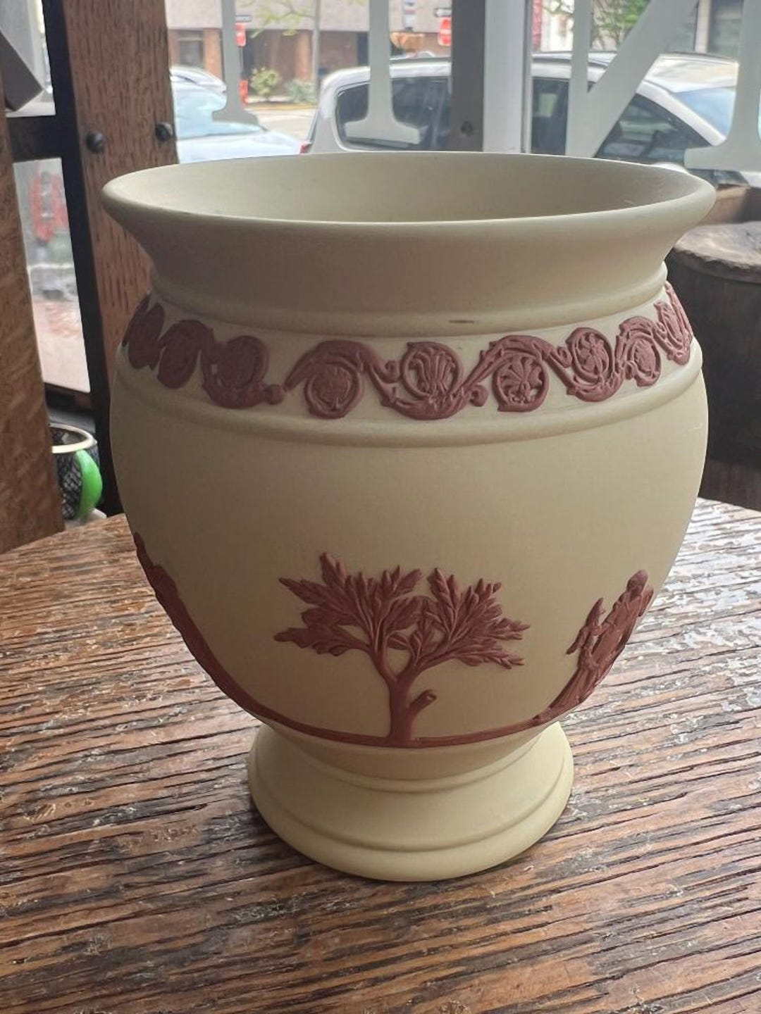 Vintage Wedgwood Porcelain Jasperware Primrose Yellow Terracotta Urn ...