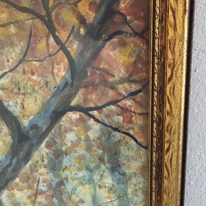 Antique Raphael Senseman Water Color Painting Autumn Stream Colorful ...