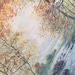 Antique Raphael Senseman Water Color Painting Autumn Stream Colorful ...