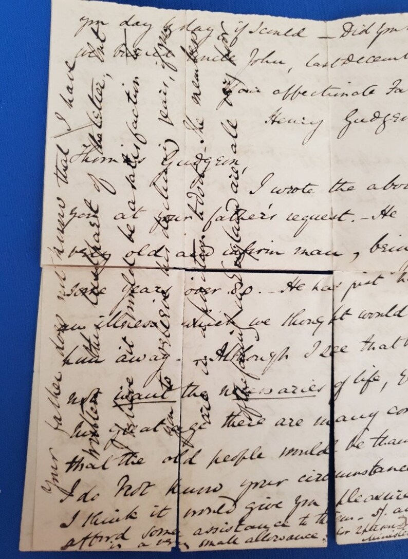 Antique Civil War Era Letter From England to Philadelphia - Etsy