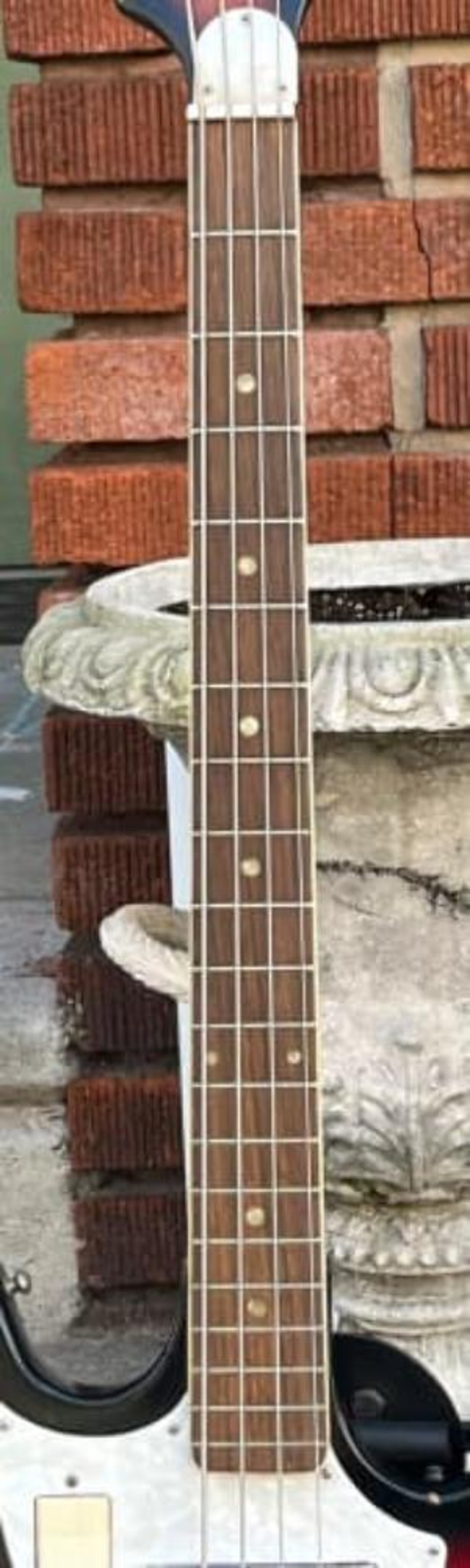 1960s MIJ Rexina Kawai Teisco Electric Bass Guitar~tri Tone Brown ...