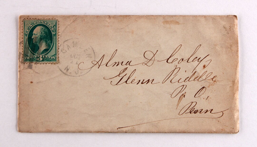 Antique 1865 Civil War Era Letter Discharged Officer's Letter to ...