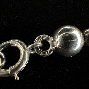 Vintage Sterling Designer CINI Tube Bar Ball Link Necklace 16” - Etsy
