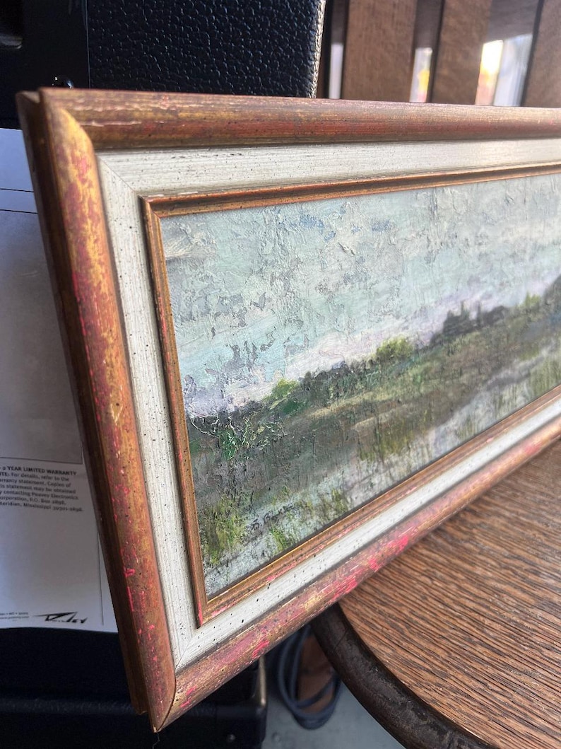 Vintage Landscape Oil Painting Cape Cod Marsh Signed B. Bookler ...