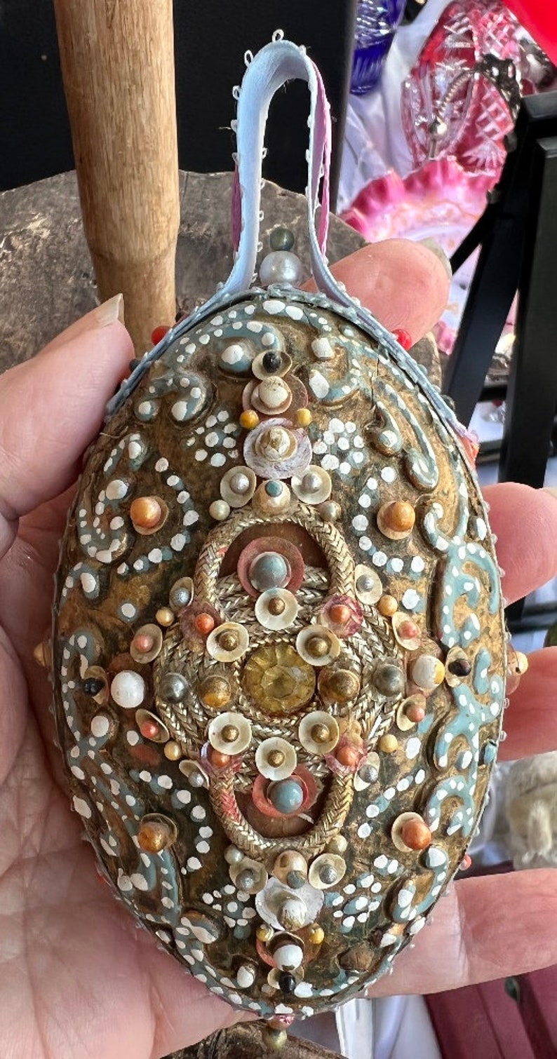 Rare Antique Handmade Arts & Crafts Era Christmas Ornament - Etsy