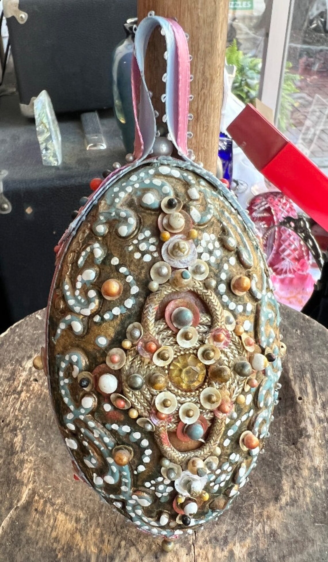 Rare Antique Handmade Arts & Crafts Era Christmas Ornament - Etsy