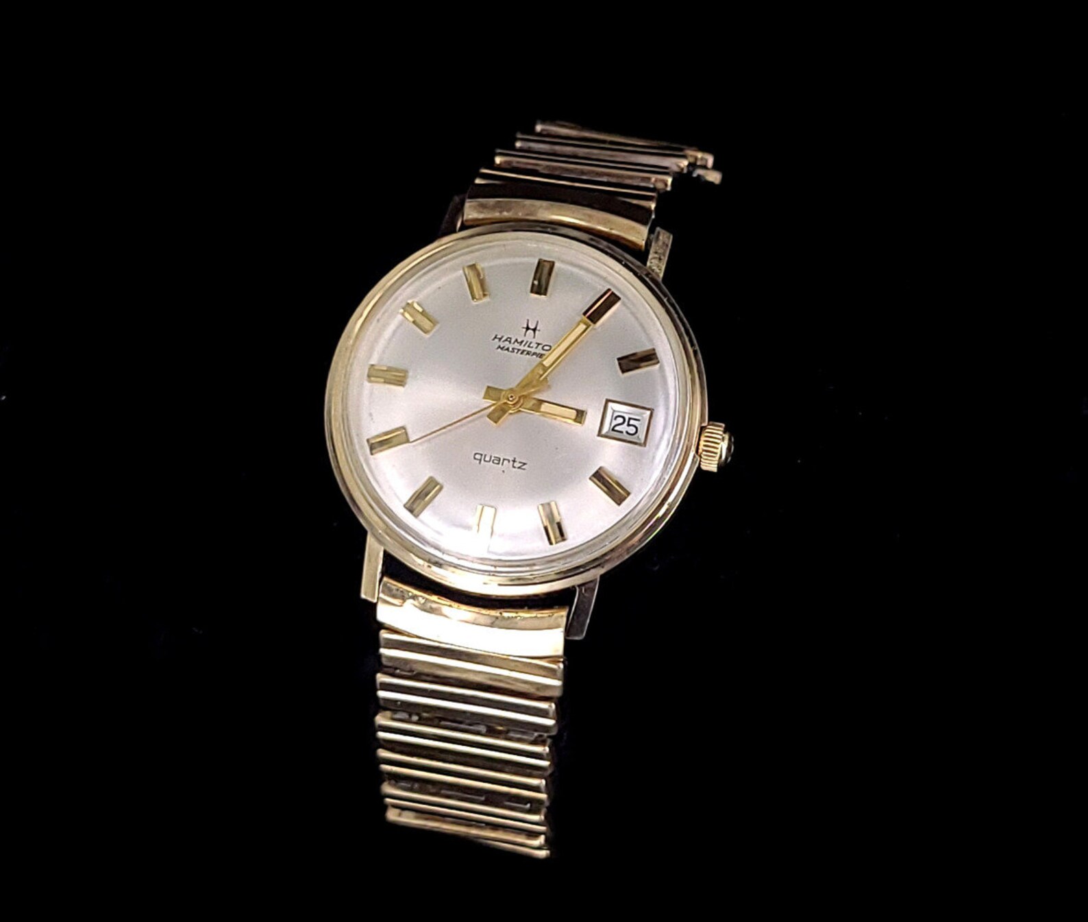 Vintage 10k Gold Hamilton Masterpiece Men's Watch 1981 - Etsy