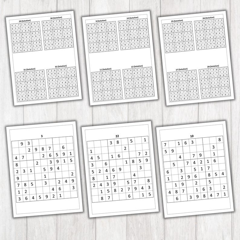Large Print Sudoku for Adults & Seniors | Volume 5 | 114 Printable ...