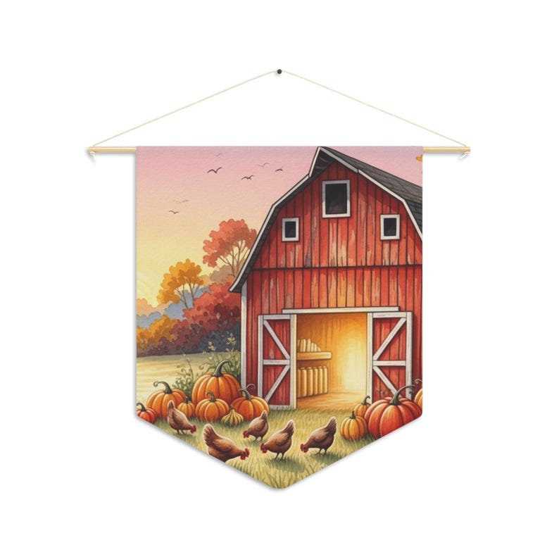 Farmhouse Fall Door Pennant, Fall Wall Decor, Autumn Banner for Home ...
