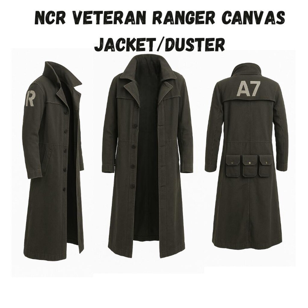Fallout New Vegas NCR Ranger Duster Coat – Veteran Cosplay Jacket ...
