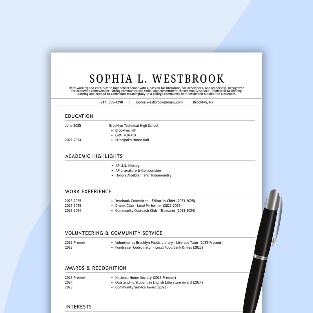 Editable College Application Template: Resume, Essay, Letter (canva ...