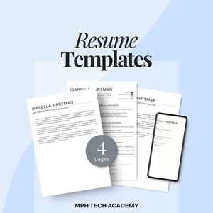 Student Resume Template: College & University Application CV (digital ...