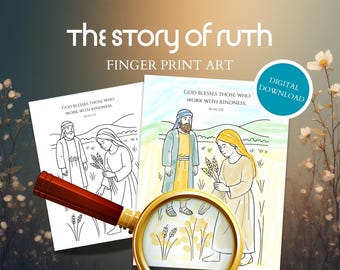 Printable Sunday School Craft - the Story of Ruth - Bible Activity for ...