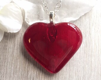 Candy heart necklace | Etsy