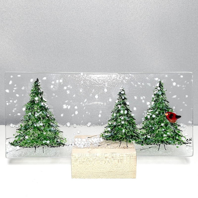 Fused Glass Tree - Etsy