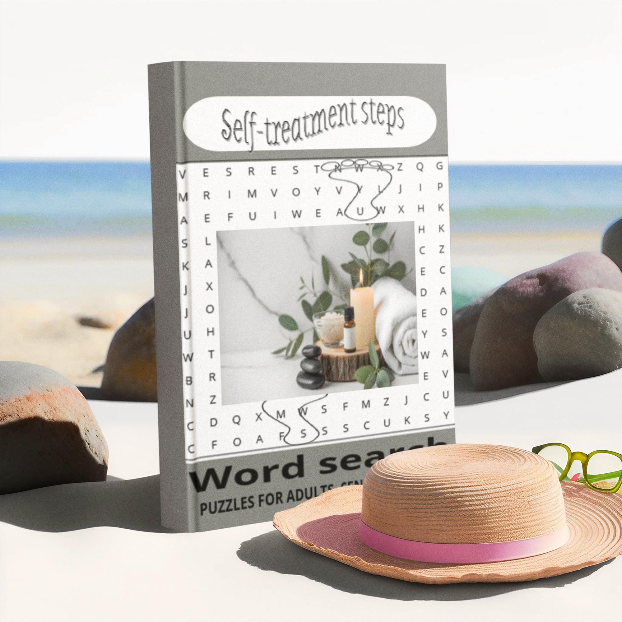 Self-treatment Steps Word Search Puzzle Book: - Etsy