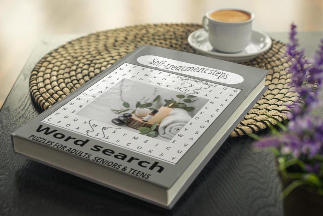 Self-treatment Steps Word Search Puzzle Book: - Etsy