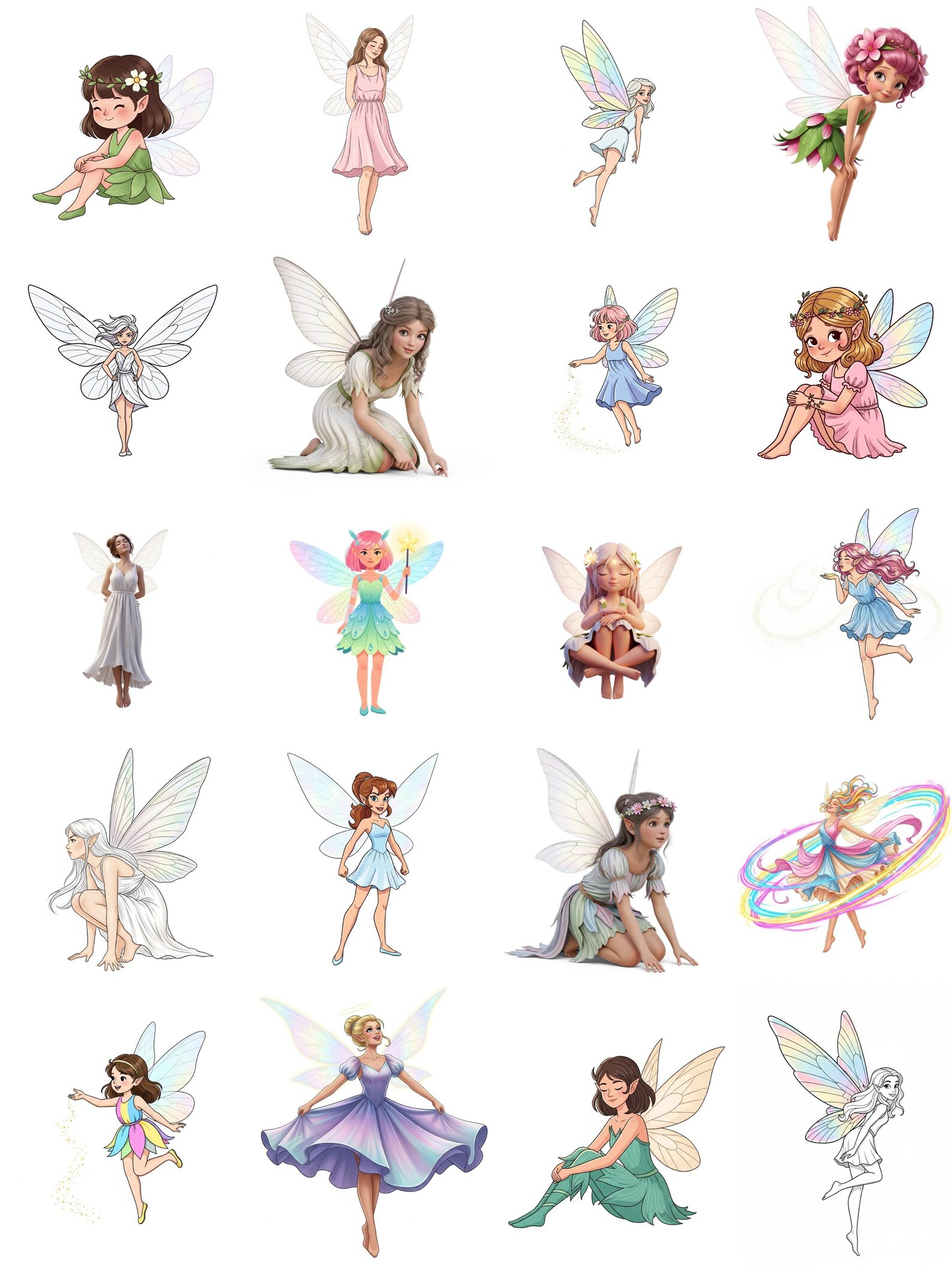 Tinkerbell SVG Bundle, Fairy Svg & Png Files for Cricut, Believe in ...