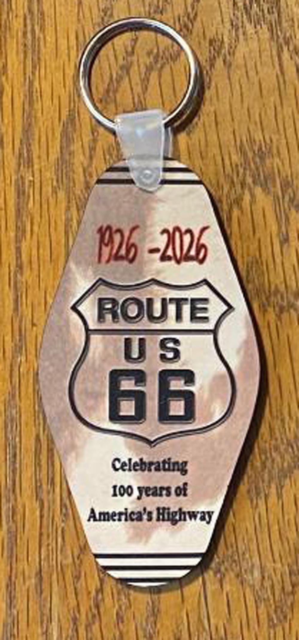 Route 66 100th Anniversary Retro Key Ring 5 Designs to Choose From - Etsy