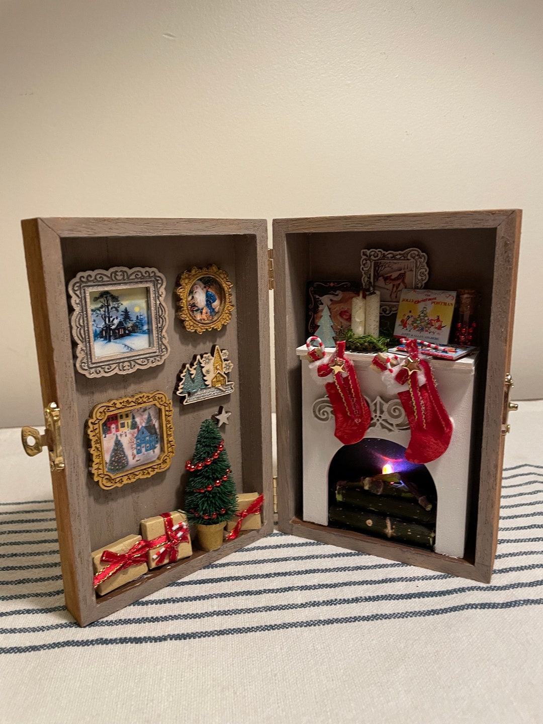 Christmas Eve Box-mini Scene - Etsy