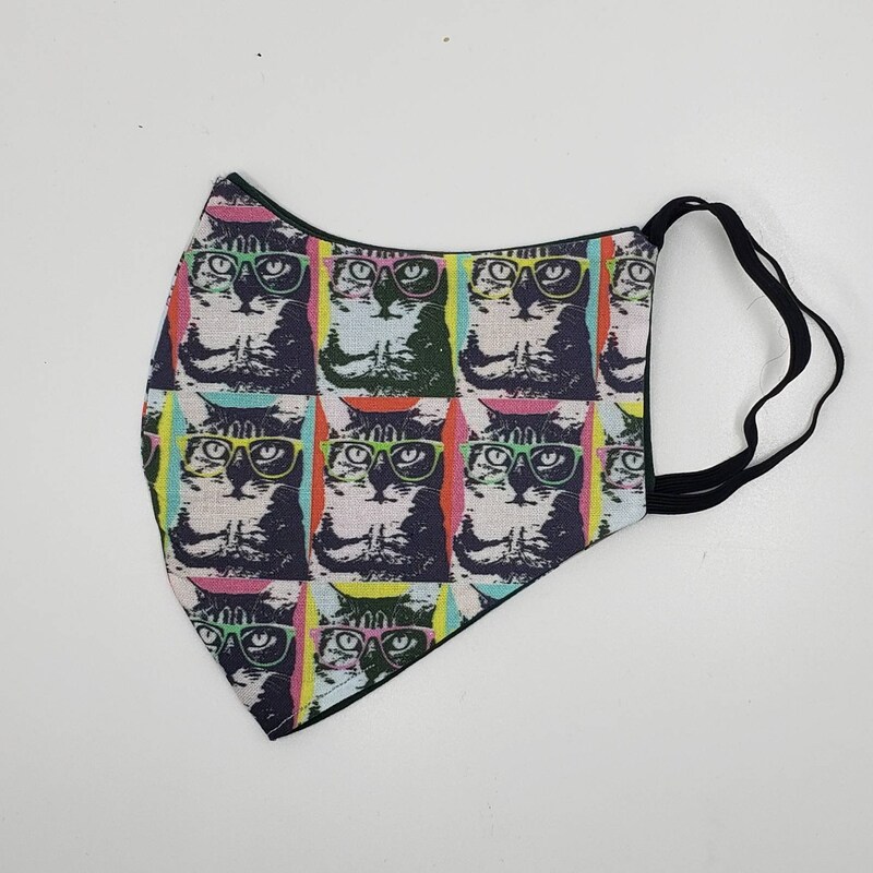Cat Face Mask - Etsy
