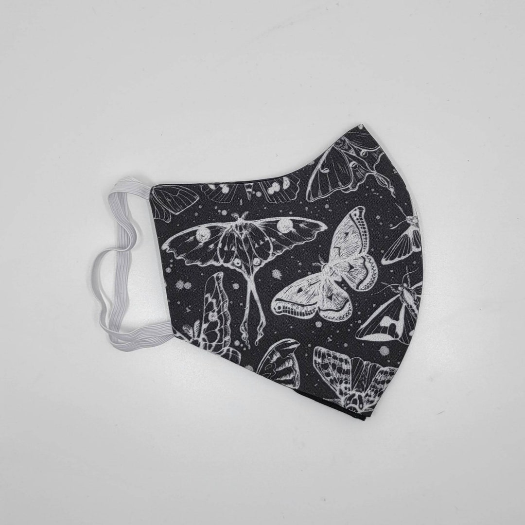 Lots of Moths Face Mask, Washable and Cotton, Kn95 Cover - Etsy