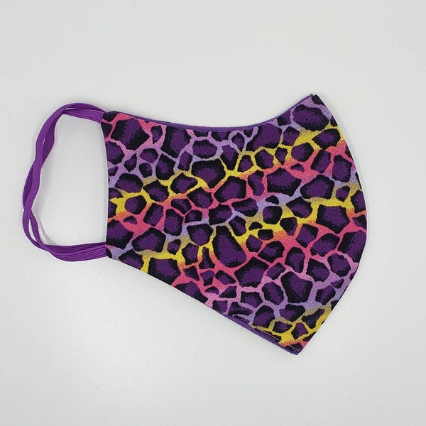 Cheetah Face Mask - Etsy