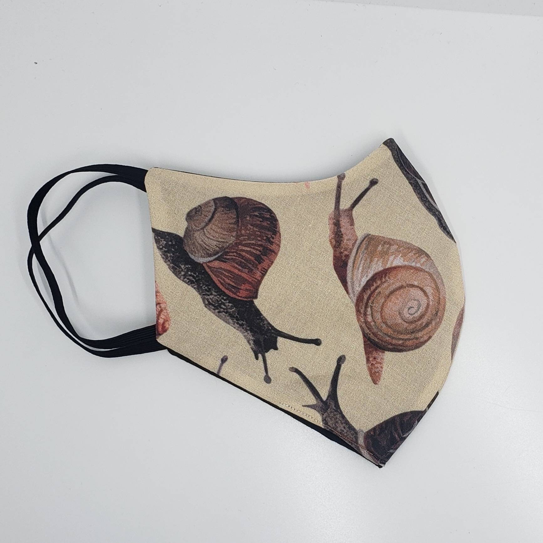 Real Snails Face Mask Washable and Cotton | Etsy