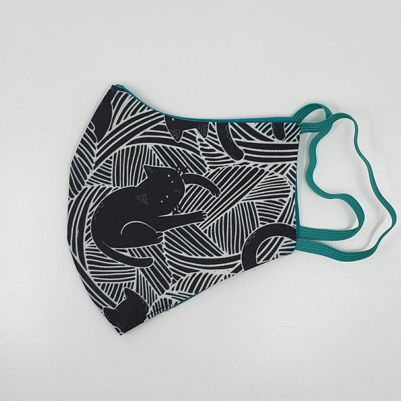 Cat Face Mask - Etsy