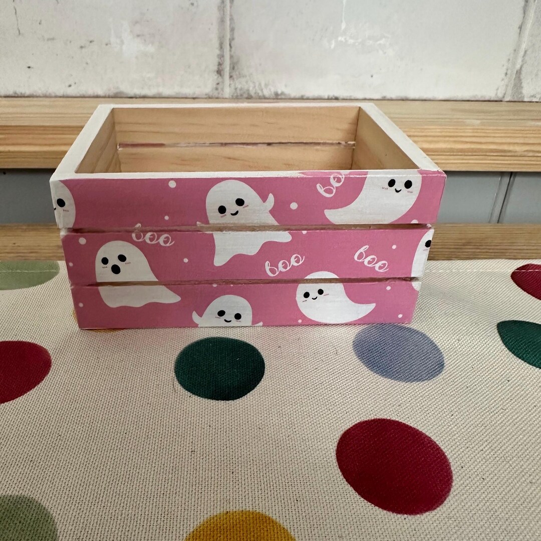 BOO BOXES Halloween Wooden Storage Boxes and Crates - Etsy
