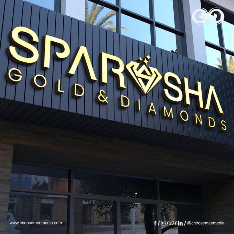 Custom 2D Backlit Signage – Modern Glow Boards With Cut-out Precision ...