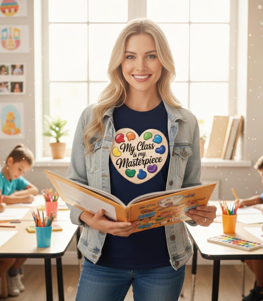 My Class is My Masterpiece Art Teacher Valentine Shirt, Art Teacher ...