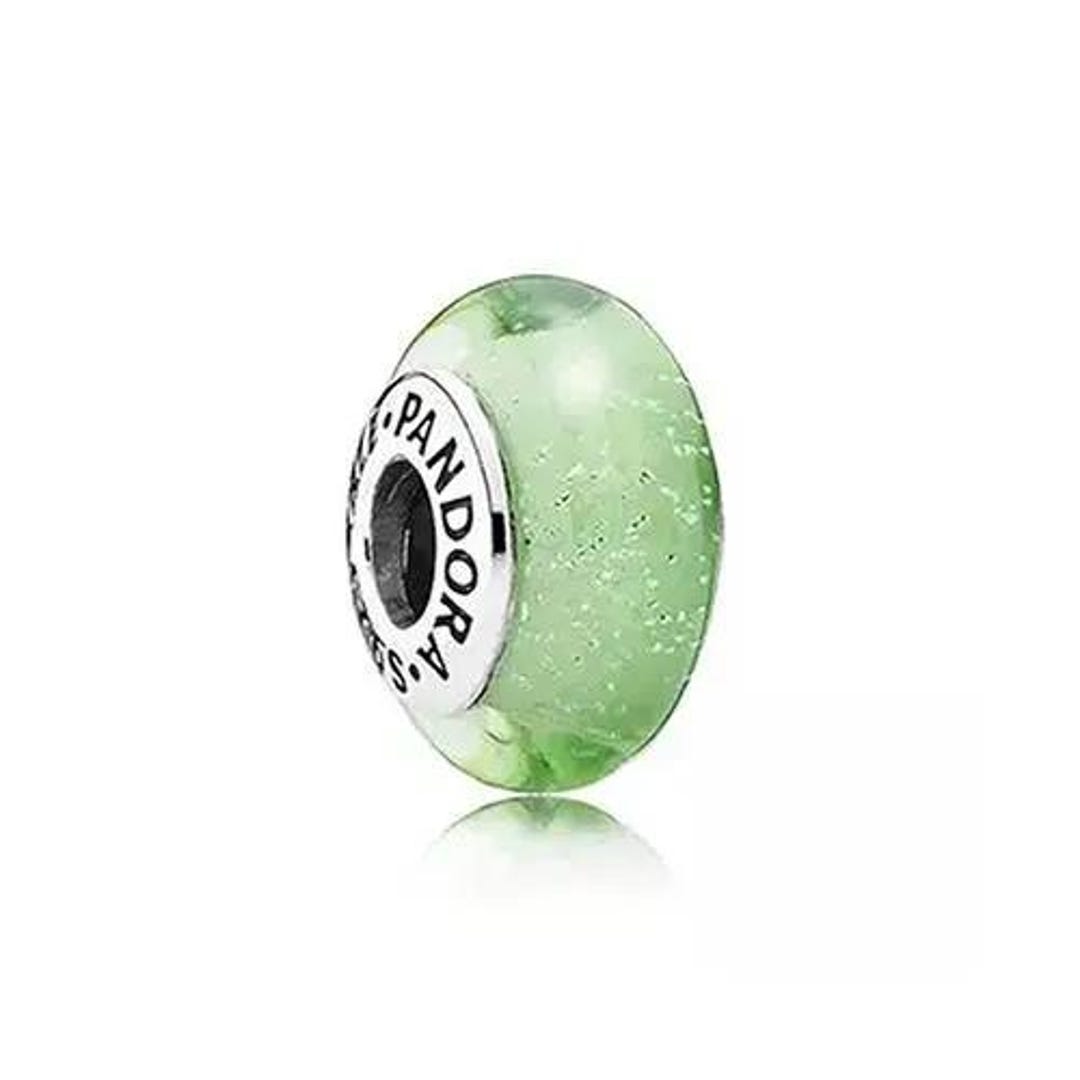 Tinker Bell Signature Pandora Green Murano Charm - Etsy