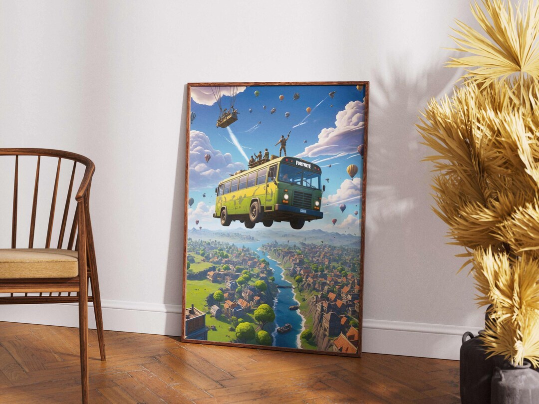 Battle Royale Gaming Poster, Gamer Wall Art Print, Game Room Decor, Y2K ...
