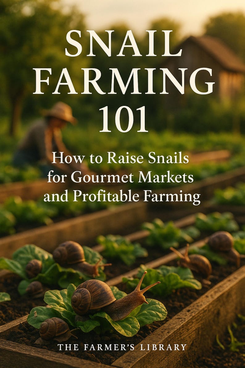 Snail Farming 101 Guide for Beginners: Organic Backyard Methods - Etsy
