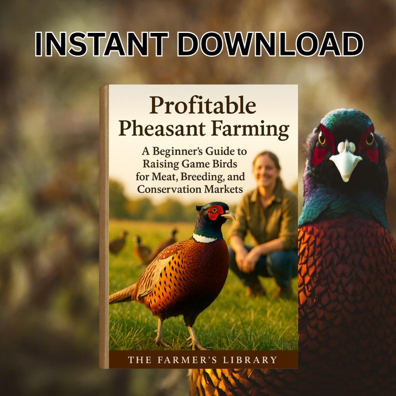 Pheasant Farming Guide: Raising Game Birds for Meat & Breeding - Etsy