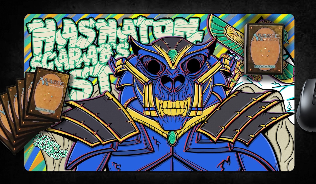 Hashaton, Skarab's Fist Playmat - Etsy