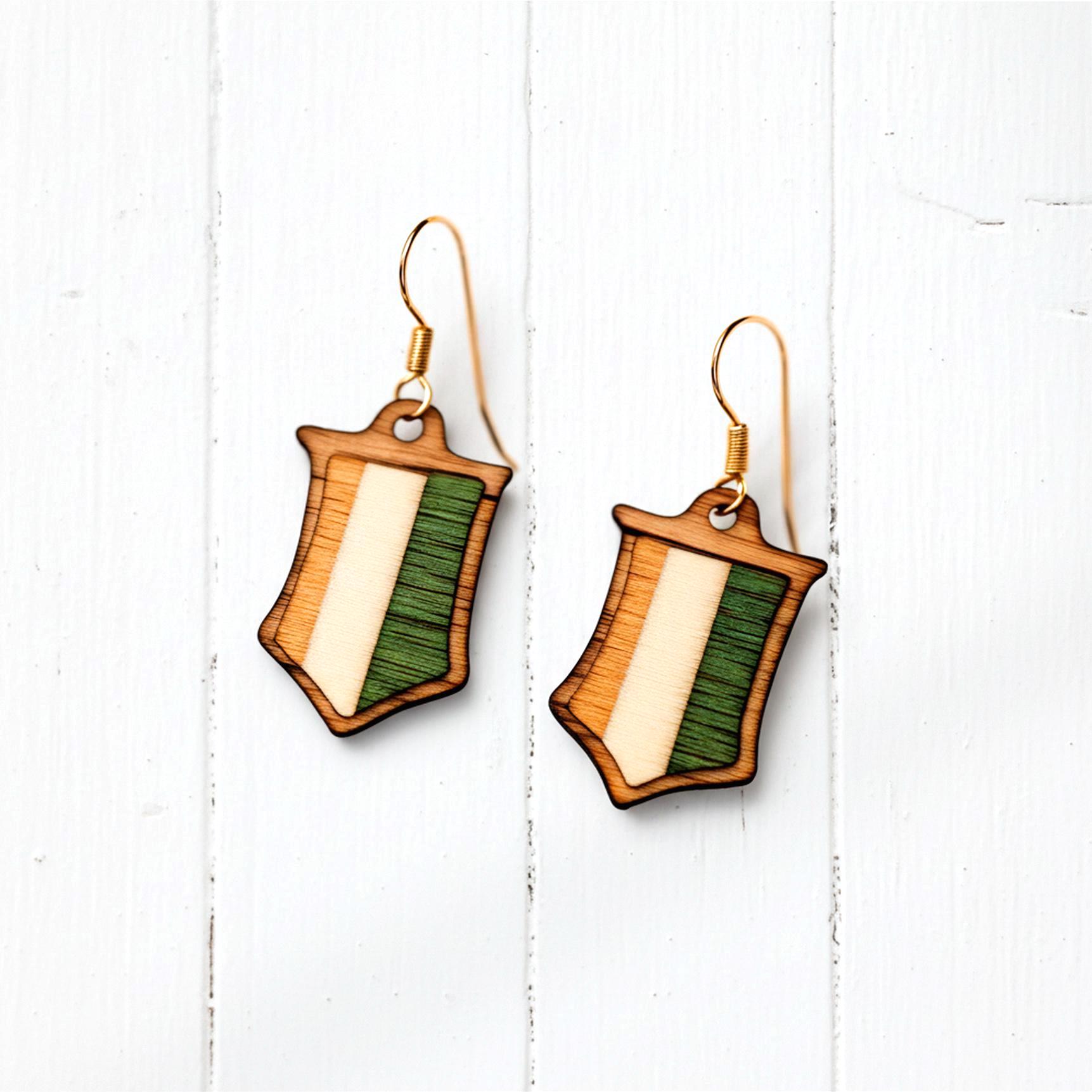 St Patricks Day Bundle 10 Earrings SVG Laser Cut File, Wood Earring ...