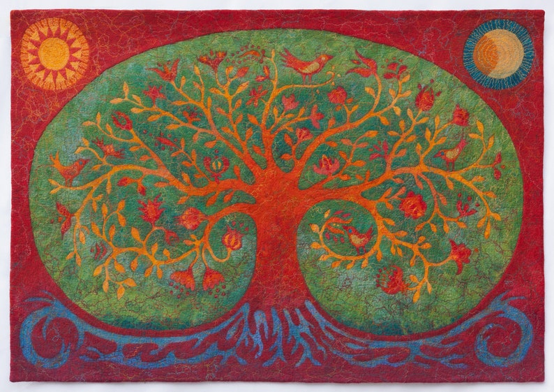YOU CAN ORDER! Life Tree, Felt Picture - Etsy
