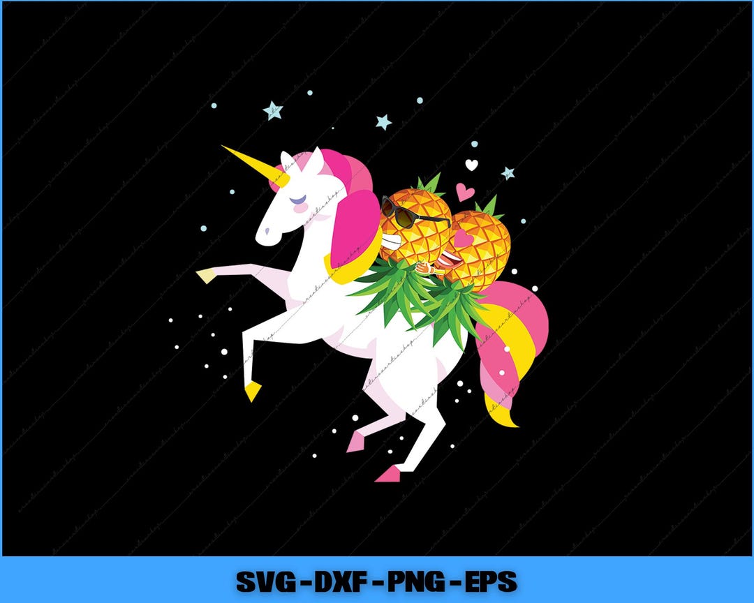 Pineapple Swinger Unicorn Swinging Lifestyle Polyamory Svg, Png Digital ...