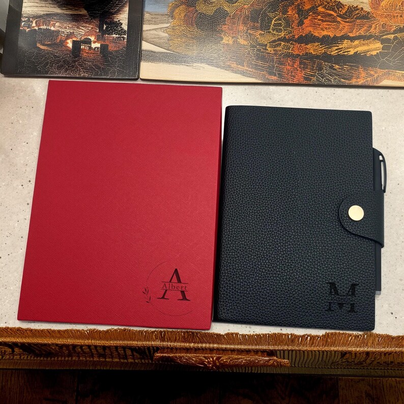 Personalized Engraved Leather Journal With Clasp, Custom Leather ...
