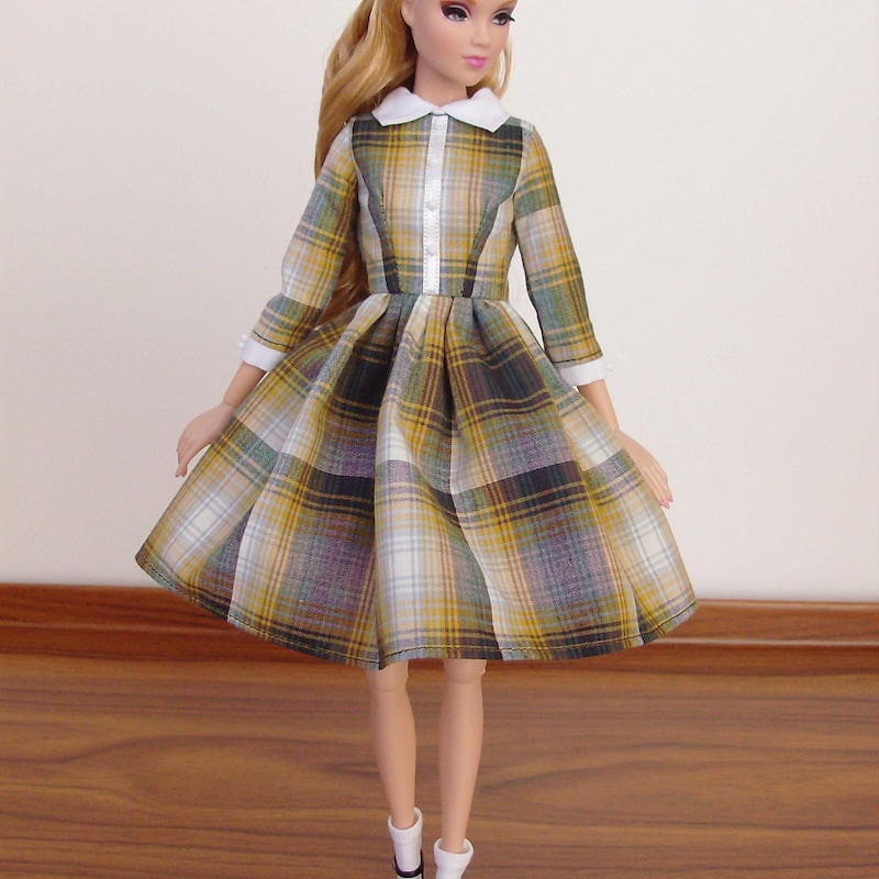 Barbie Plaid Dress - Etsy