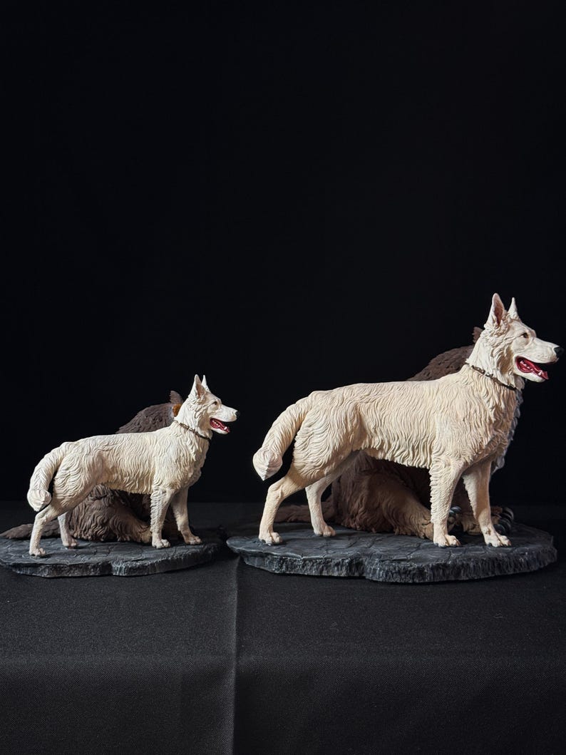 Baldur's Gate 3 Scratch & Owlbear Cub Camp Pets Diorama | Hand-painted ...