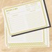 Scalloped Edge Recipe Card Template, Size 6x4 - Etsy