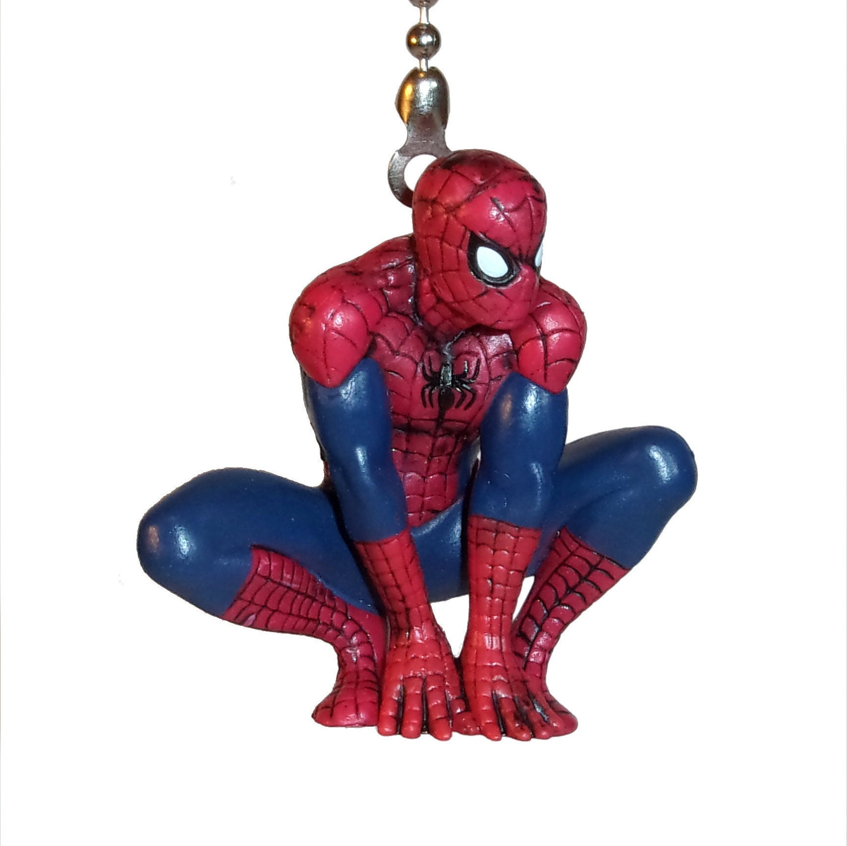 Spiderman Ceiling Fan Light Pull Gift for Boys Kids Room Decor Man Cave ...
