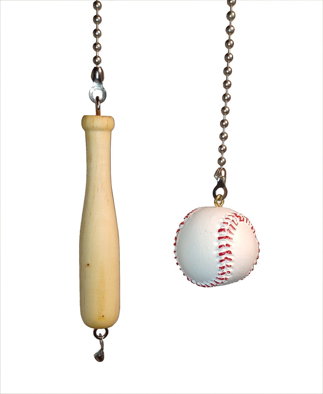 Deluxe Baseball & Bat Ceiling Fan Pull Set, Practical Gift, Coach Gift ...